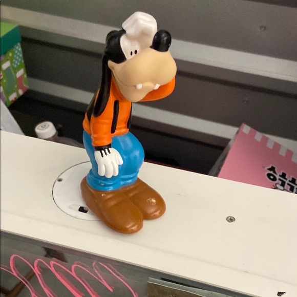 Disney | Toys | Disney Vintage Goofy Figurine In Orange And Blue Outfit ...